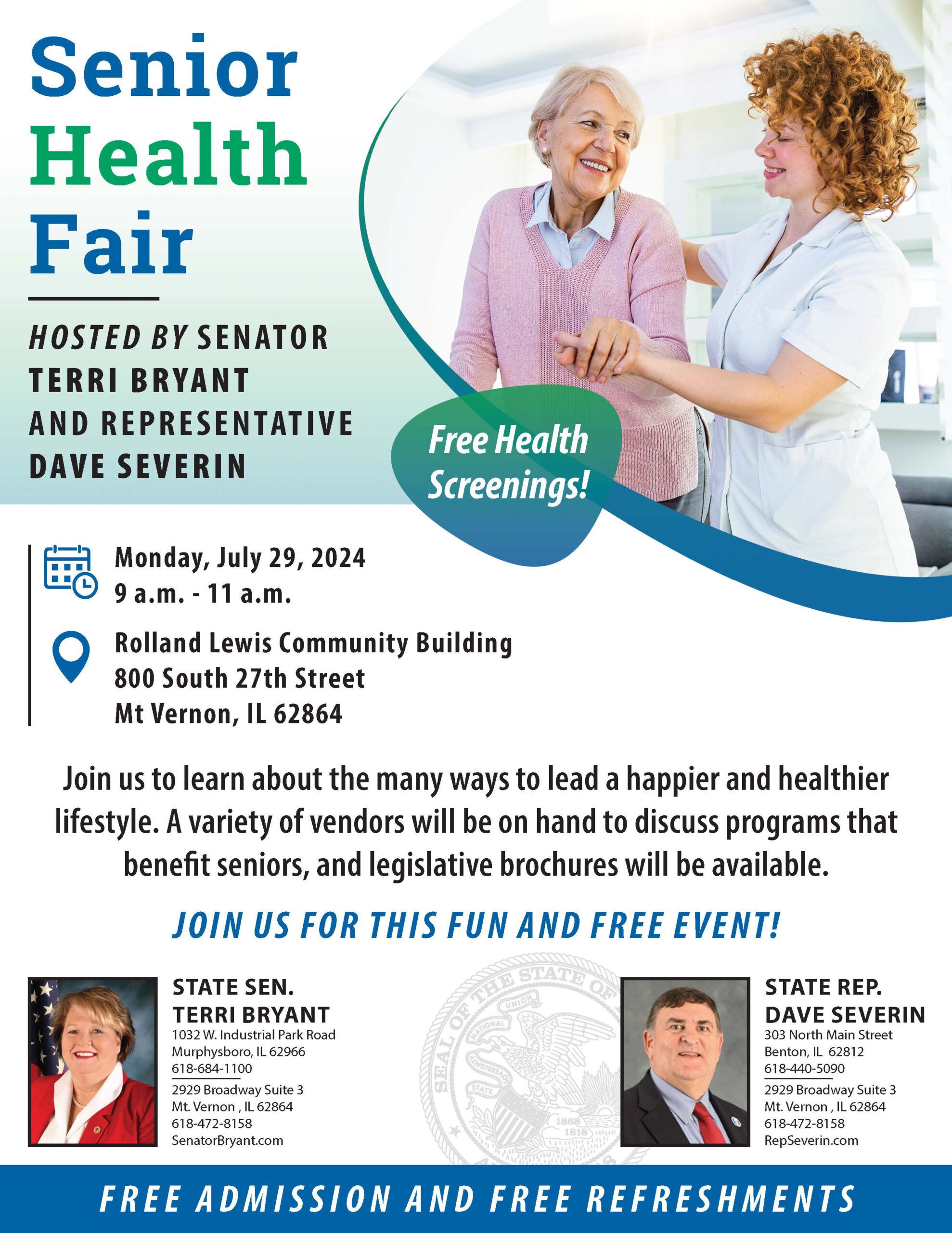 Mt. Vernon Senior Health Fair - Terri Bryant